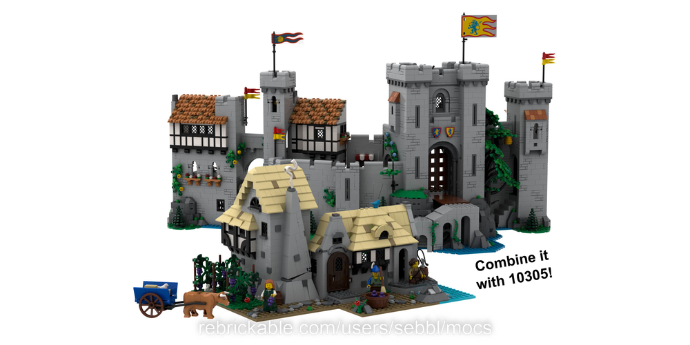 Lego Moc Medieval Vinedressers Half Timbered House By Sebbl