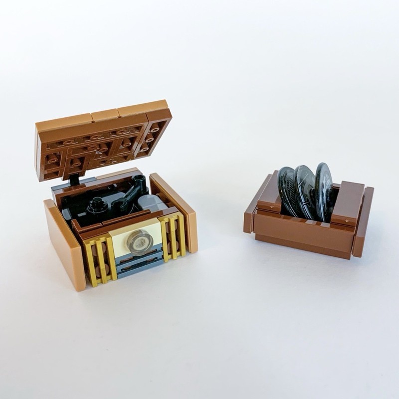 LEGO MOC Mini Record Player by hg_moc | Rebrickable - Build with LEGO