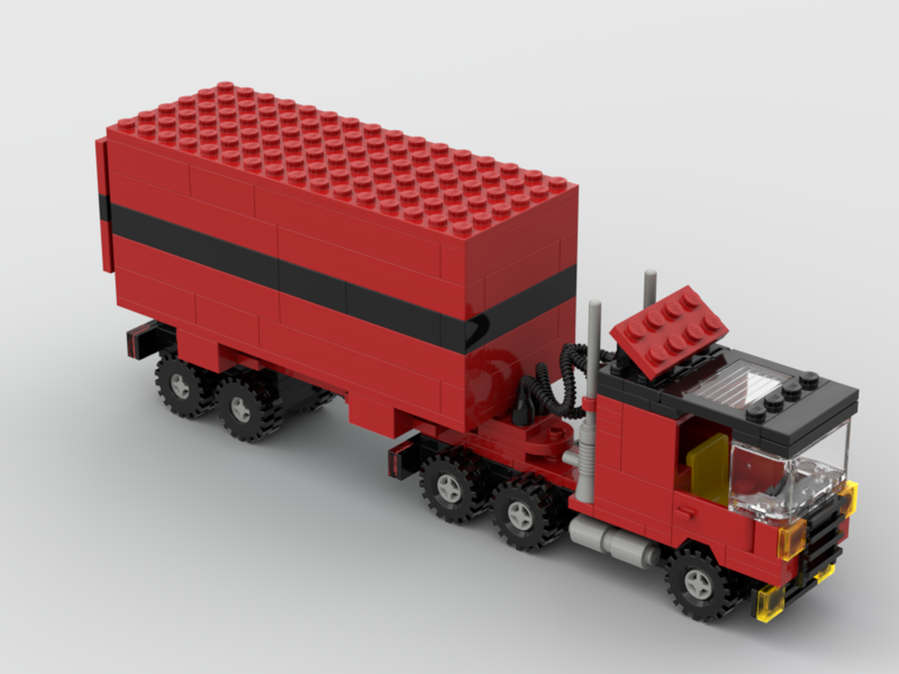 LEGO MOC Container - Truck by 7660c | Rebrickable - Build with LEGO