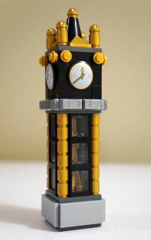 LEGO MOC Town Clock by Paulmanaitor | Rebrickable - Build with LEGO