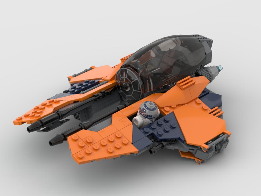 LEGO MOC Eta-2 Actis-Class Interceptor by Nitro37 | Rebrickable - Build ...