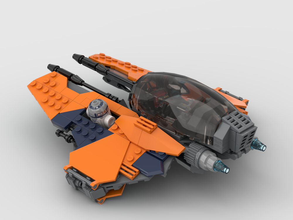 Lego Moc Eta 2 Actis Class Interceptor By Nitro37 Rebrickable Build