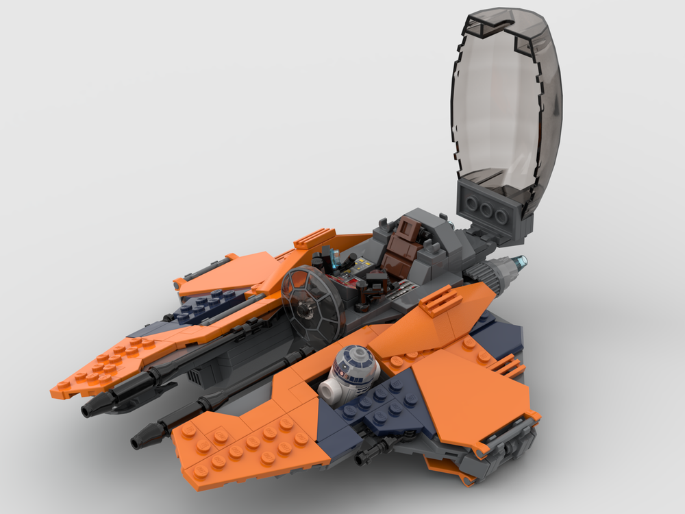 Lego Moc Eta 2 Actis Class Interceptor By Nitro37 Rebrickable Build