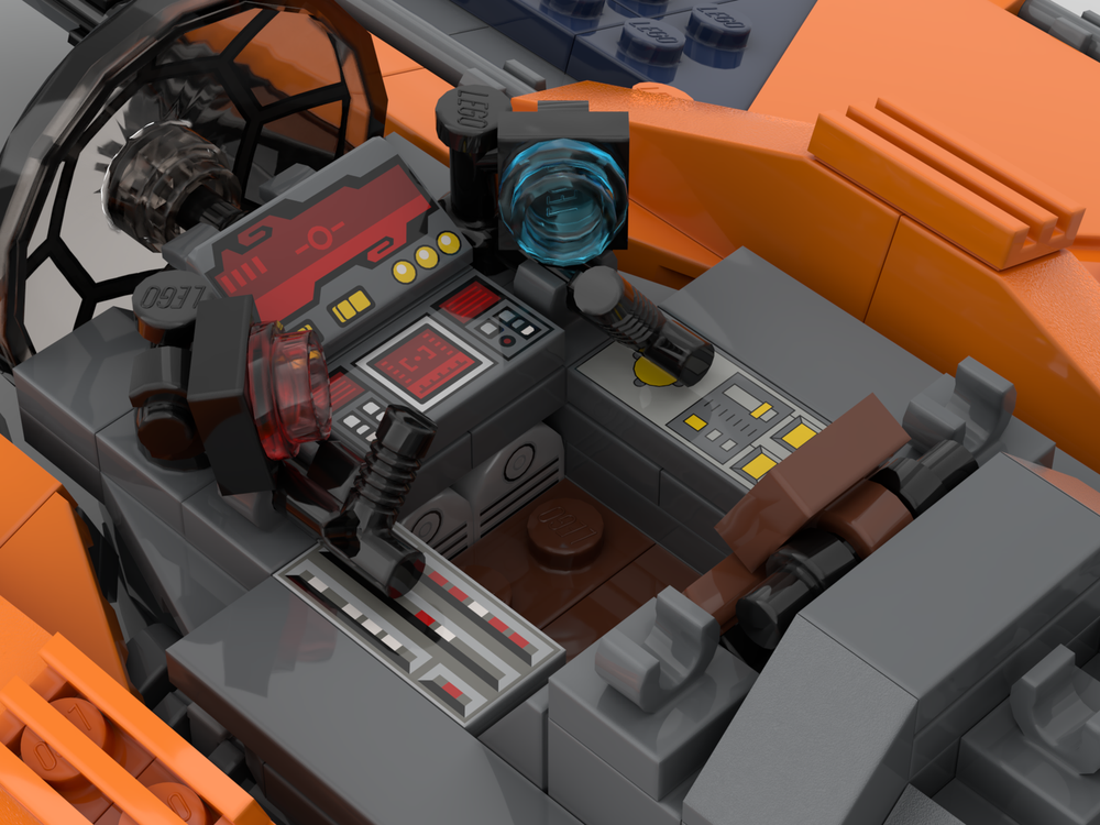 Lego Moc Eta 2 Actis Class Interceptor By Nitro37 Rebrickable Build