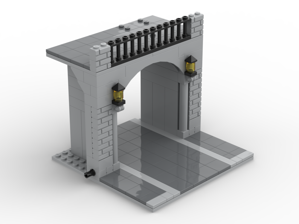 LEGO MOC Retaining Wall Package (16 studs deep) by Brick Artisan ...