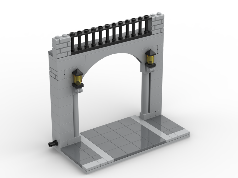 LEGO MOC Retaining Wall Package (8 studs deep) by Brick Artisan ...