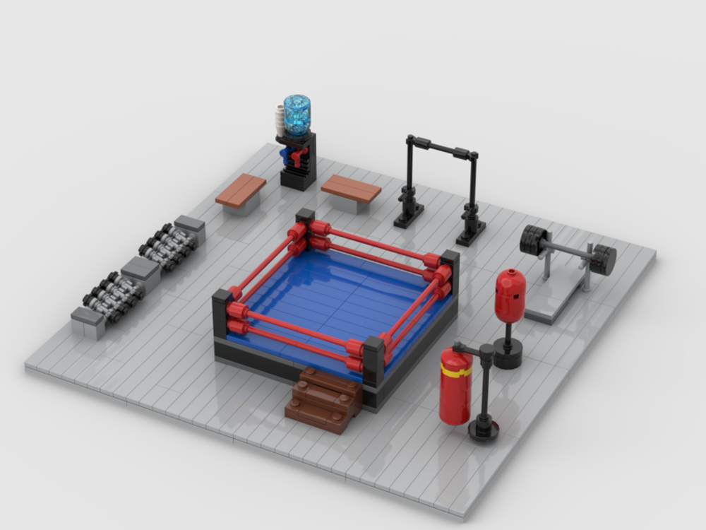Lego Moc Box Gym By Themocdude Rebrickable Build With Lego