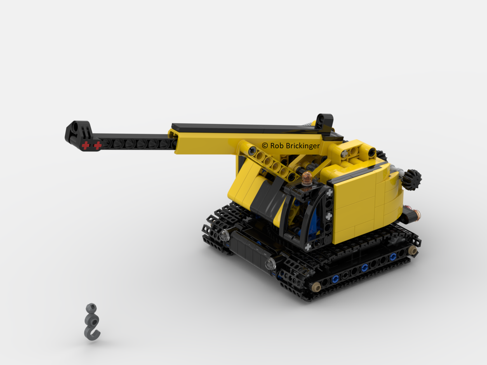 LEGO MOC Small Technic Crane by Rob_Brickinger | Rebrickable - Build ...