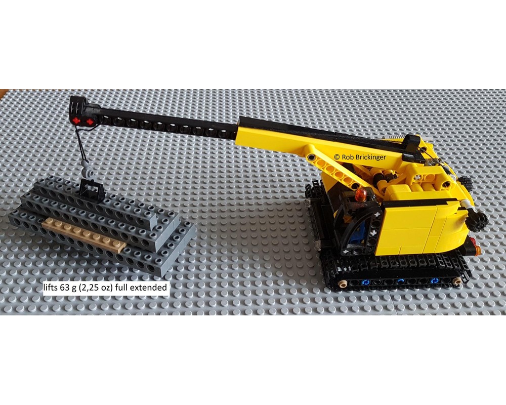 LEGO MOC Small Technic Crane by Rob_Brickinger | Rebrickable - Build ...