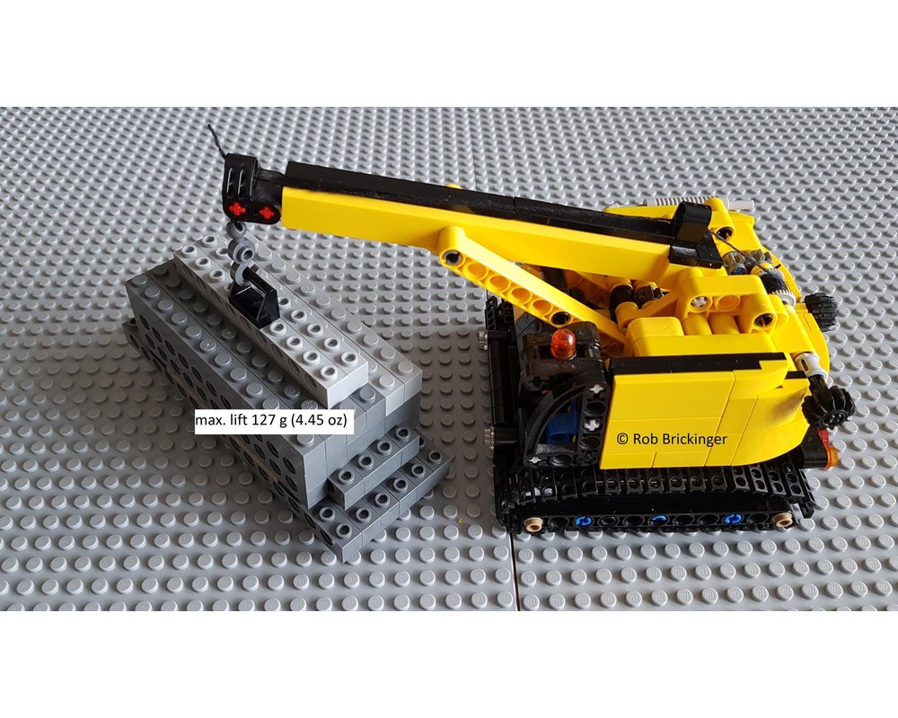 Lego Moc Small Technic Crane By Robbrickinger Rebrickable Build