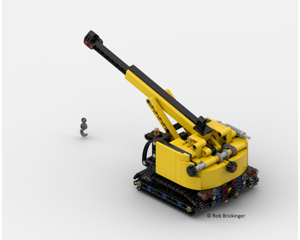 LEGO MOC Small Technic Crane by Rob_Brickinger | Rebrickable - Build ...