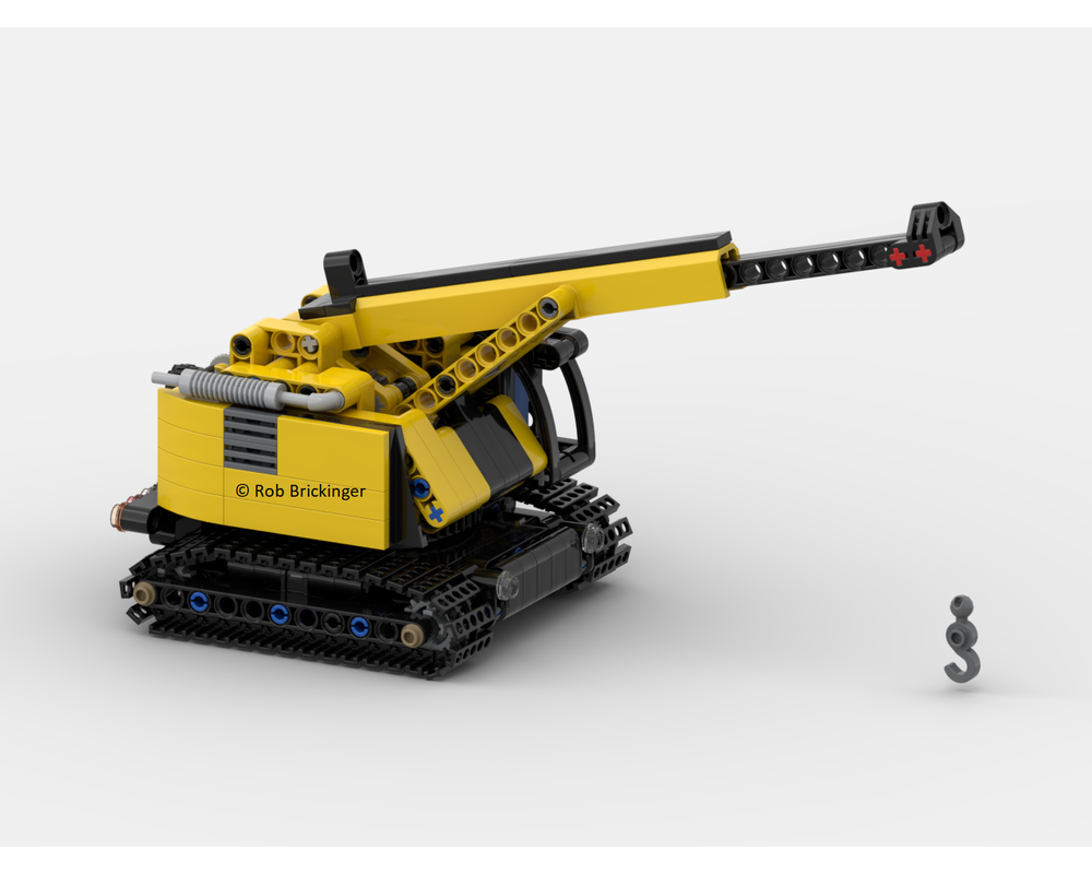 Lego Moc Small Technic Crane By Robbrickinger Rebrickable Build
