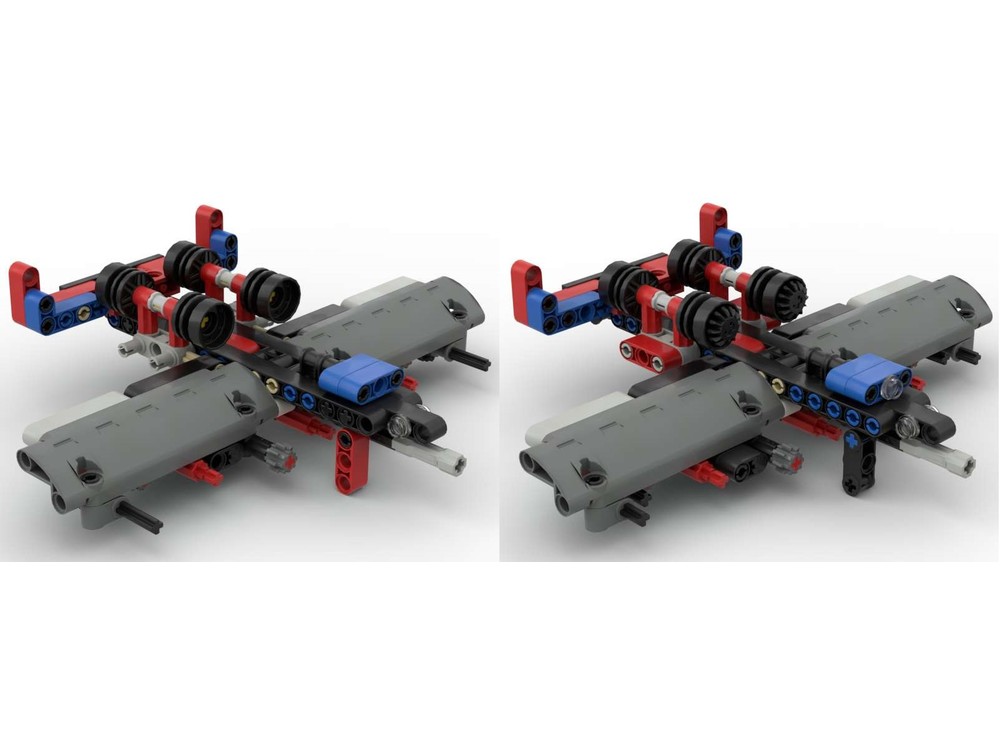 LEGO MOC A-10 Thunderbolt (''Warthog'') [42084-1] #1 by meregt ...