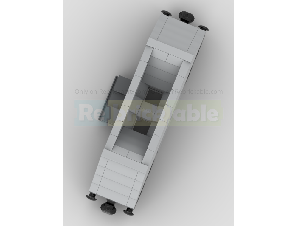 LEGO MOC Aggregate Hopper Train Wagon With Unloading Mechanism by Andy ...