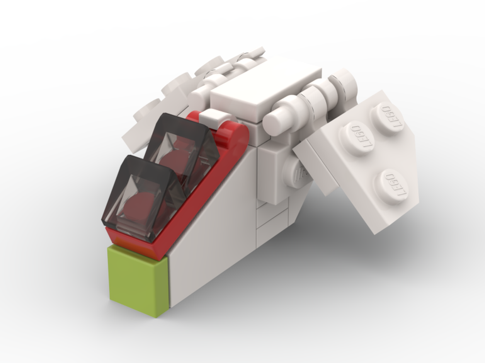 LEGO MOC Miniscale Republic Gunship by bricksterno | Rebrickable ...