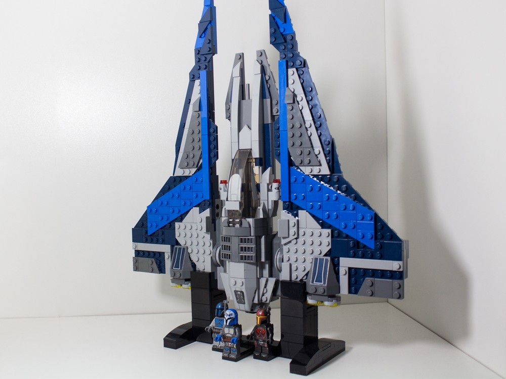 Lego Moc Mandalorian Starfighter Stand By Brikcoder Rebrickable