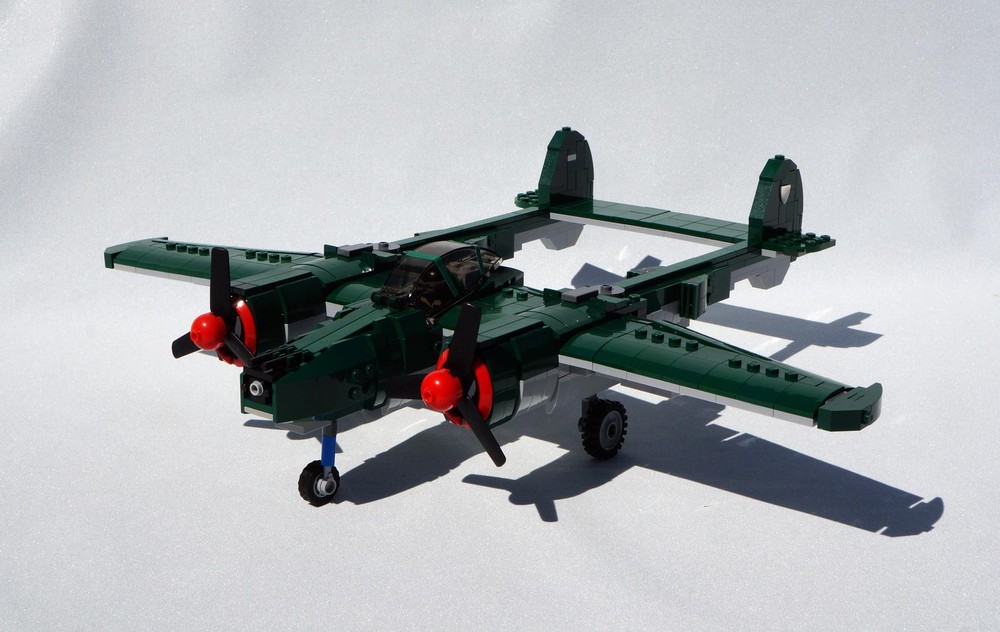 LEGO MOC Lockheed P-38 Lightning by Paulmanaitor | Rebrickable - Build ...