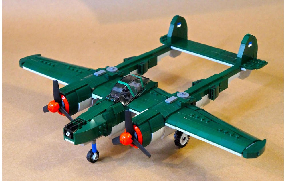 LEGO MOC Lockheed P-38 Lightning by Paulmanaitor | Rebrickable - Build ...