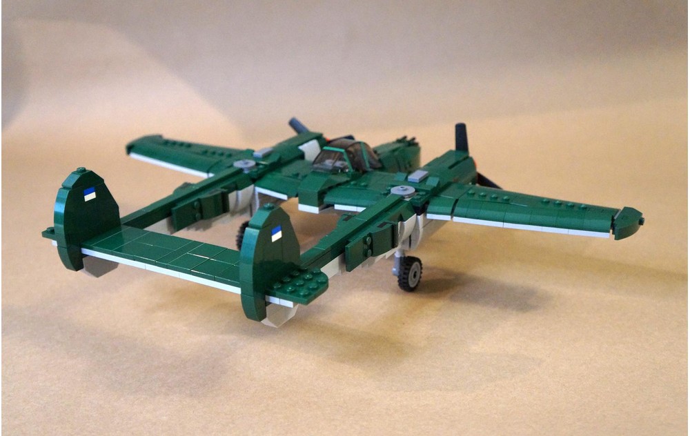 LEGO MOC Lockheed P-38 Lightning by Paulmanaitor | Rebrickable - Build ...