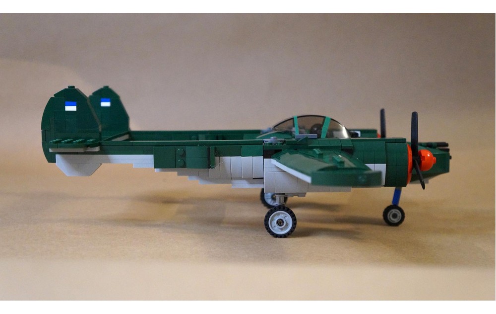 LEGO MOC Lockheed P-38 Lightning by Paulmanaitor | Rebrickable - Build ...