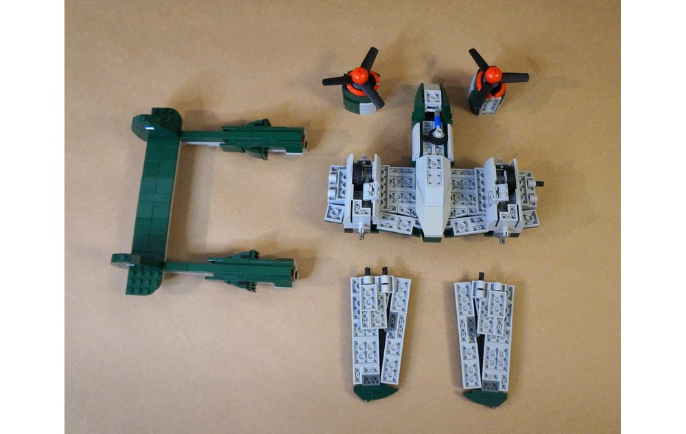 LEGO MOC Lockheed P-38 Lightning by Paulmanaitor | Rebrickable - Build ...