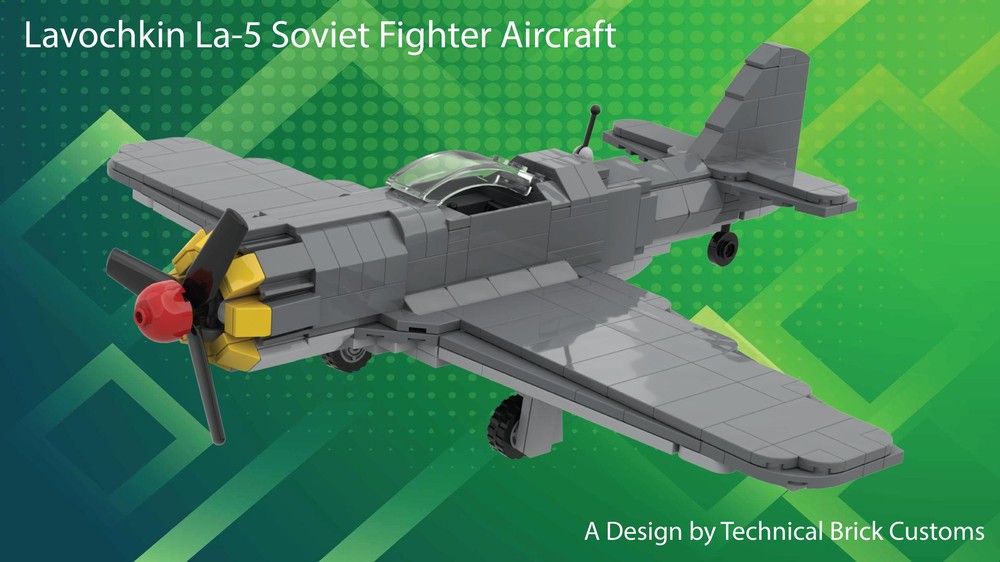 LEGO MOC Lavochkin La-5 by TechnicalBrickCustoms | Rebrickable - Build ...