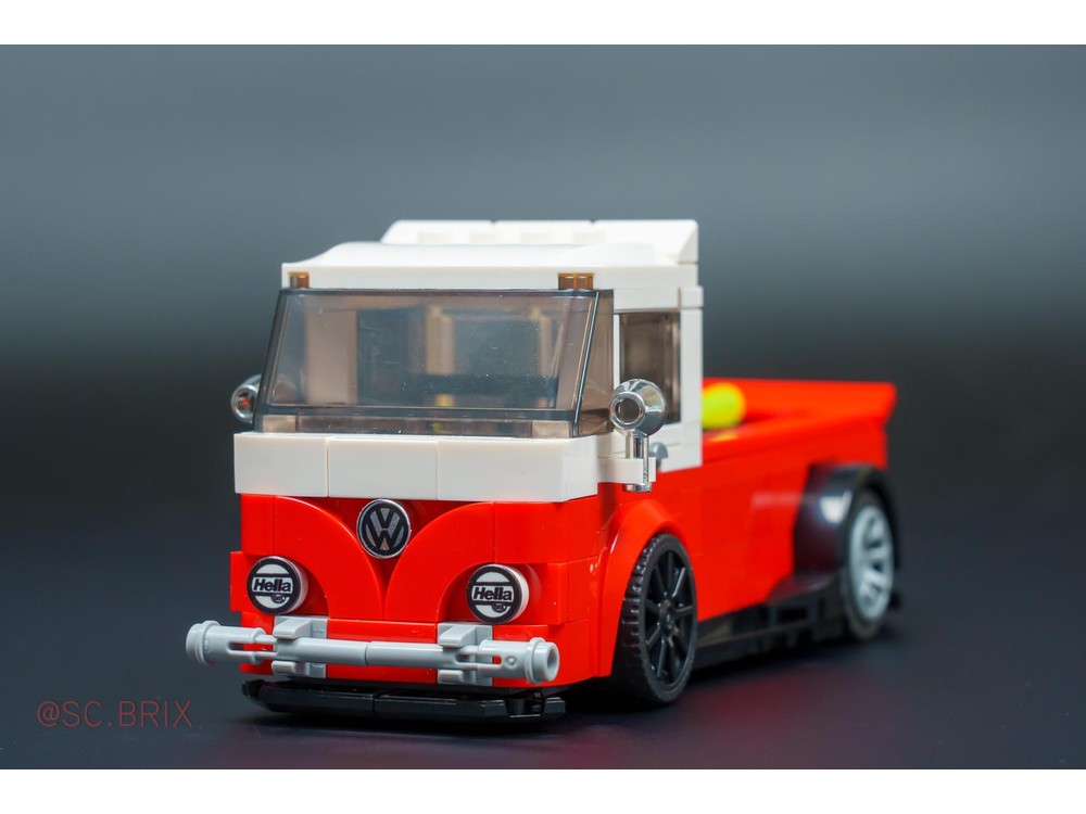 Lego Moc Vw T1 Pickup Widebody By Scbrix Rebrickable Build With Lego