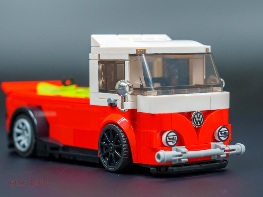 Lego Moc Vw T1 Pickup Widebody By Scbrix Rebrickable Build With Lego