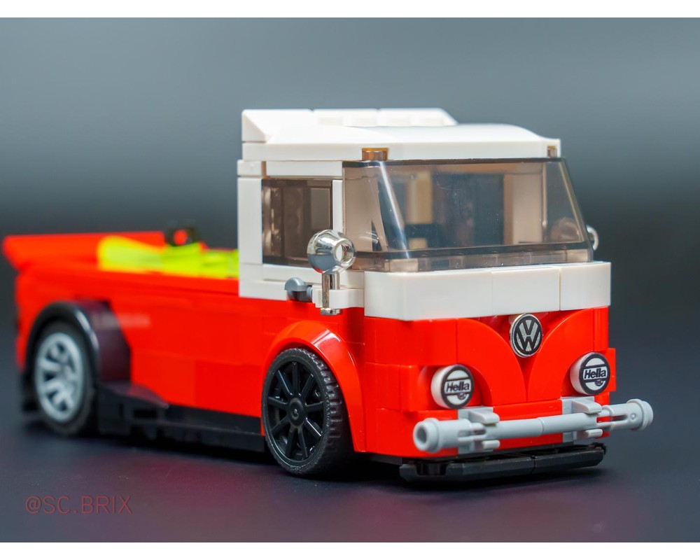 LEGO MOC VW T1 Pickup widebody by sc.brix | Rebrickable - Build with LEGO