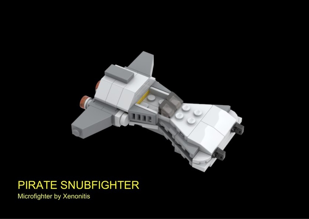 LEGO MOC Pirate Snub Fighter Microfighter by Xenonitis | Rebrickable ...