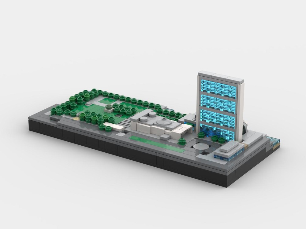 LEGO MOC United Nations Headquarters- NYC by Taters | Rebrickable ...