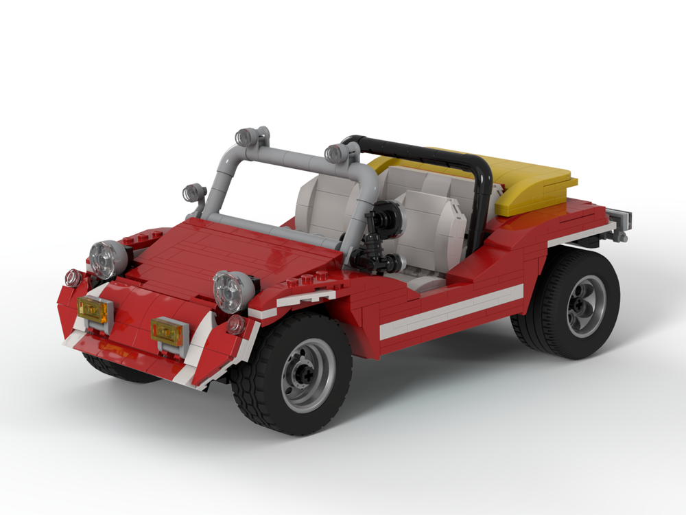 Lego Moc Vw Dune Buggy Mod By Linse Rebrickable Build With Lego