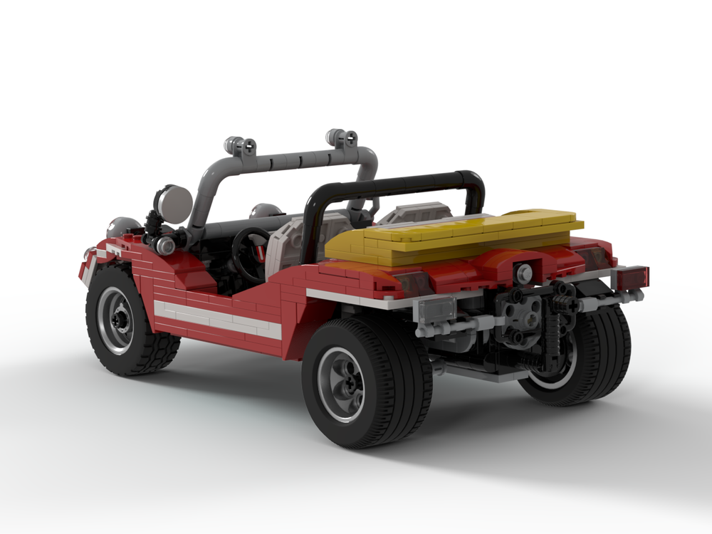 Lego Moc Vw Dune Buggy Mod By Linse Rebrickable Build With Lego