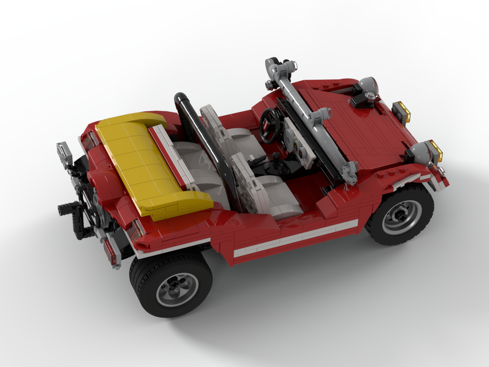 Lego Moc Vw Dune Buggy Mod By Linse Rebrickable Build With Lego