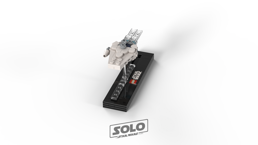 Lego Moc Nano Size Millennium Falcon Kessel Run Type Desktop Version