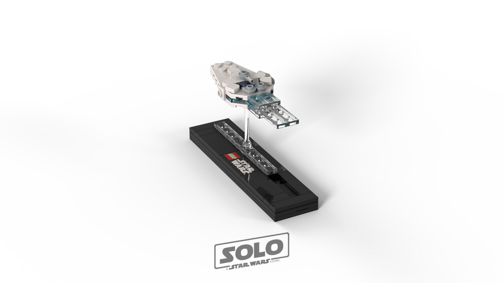 Lego Moc Nano Size Millennium Falcon Kessel Run Type Desktop Version