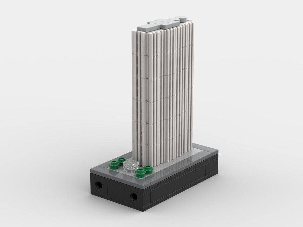 LEGO MOC General Motors Building - NYC by Taters | Rebrickable - Build ...