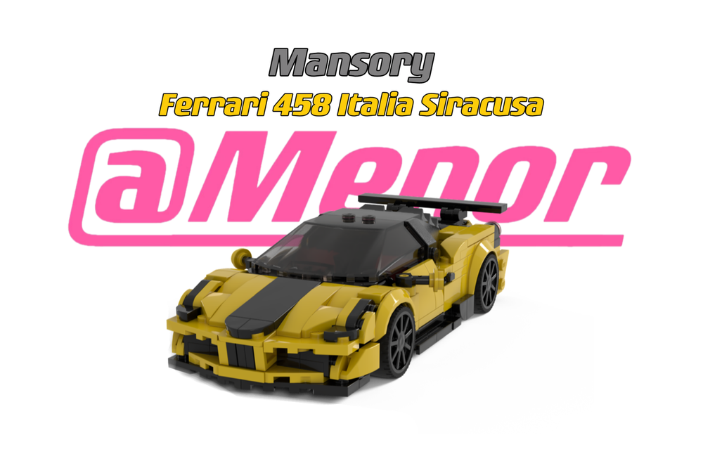 LEGO MOC Mansory Ferrari 458 Italia Siracusa by Menor | Rebrickable ...