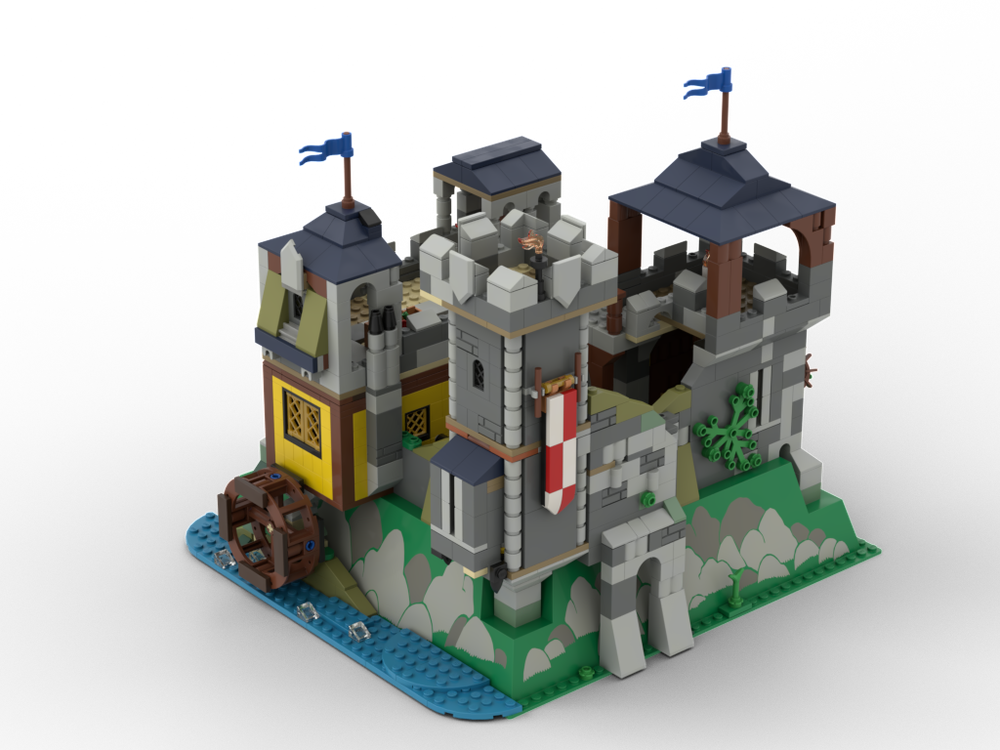 LEGO MOC 31120 Castle on 2552 baseplate (alternate build) by ...