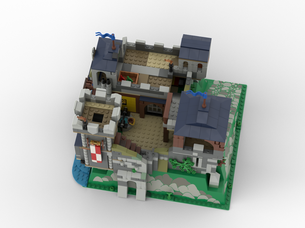 Lego Moc 31120 Castle On 2552 Baseplate Alternate Build By