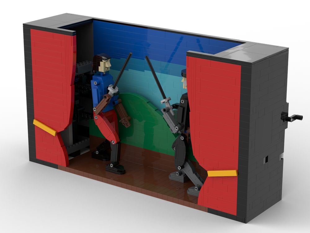 Lego Moc Stage Combat Kinetic Sculpture By Plaatart Rebrickable
