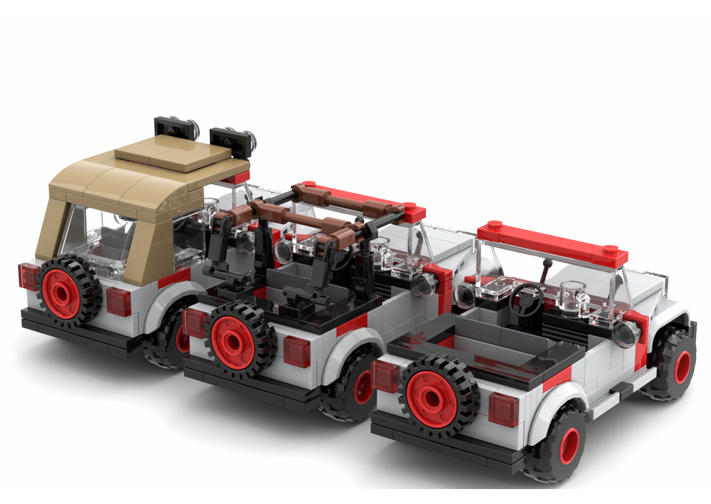 LEGO MOC Jurassic Park Jeep Wrangler Collection by Imperial Builds ...