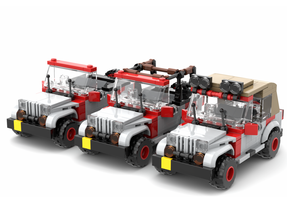 LEGO MOC Jurassic Park Jeep Wrangler Collection by Imperial Builds ...