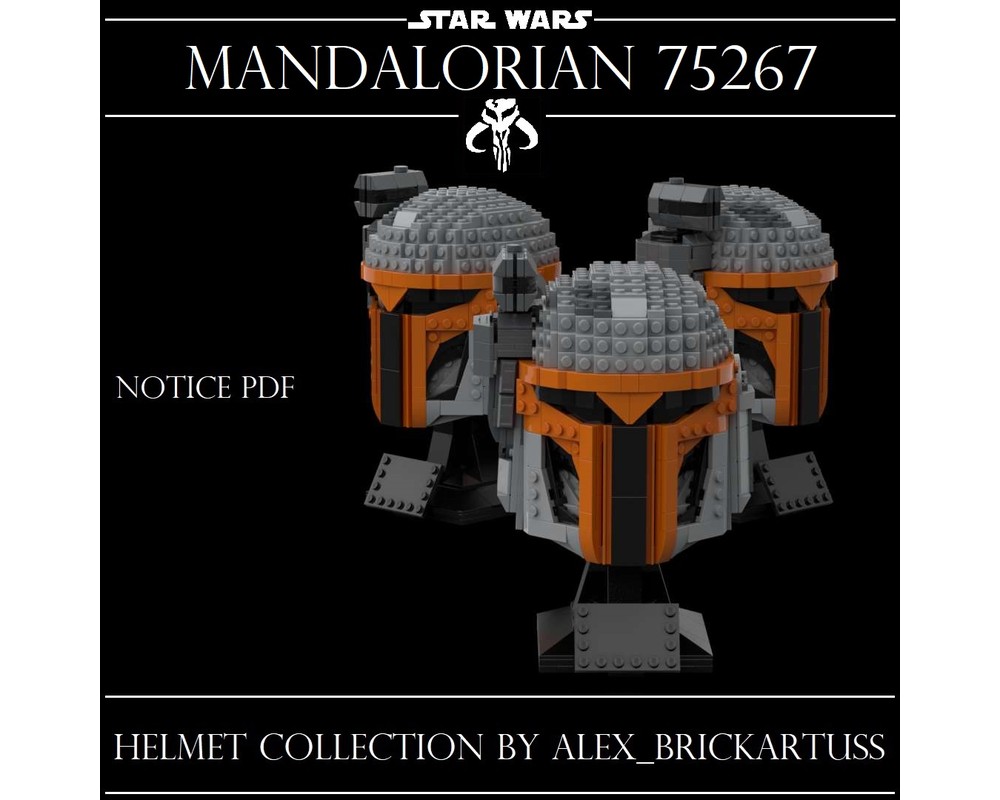 LEGO MOC Pack helmet Mandalorians by Alex_BricKartuss | Rebrickable ...