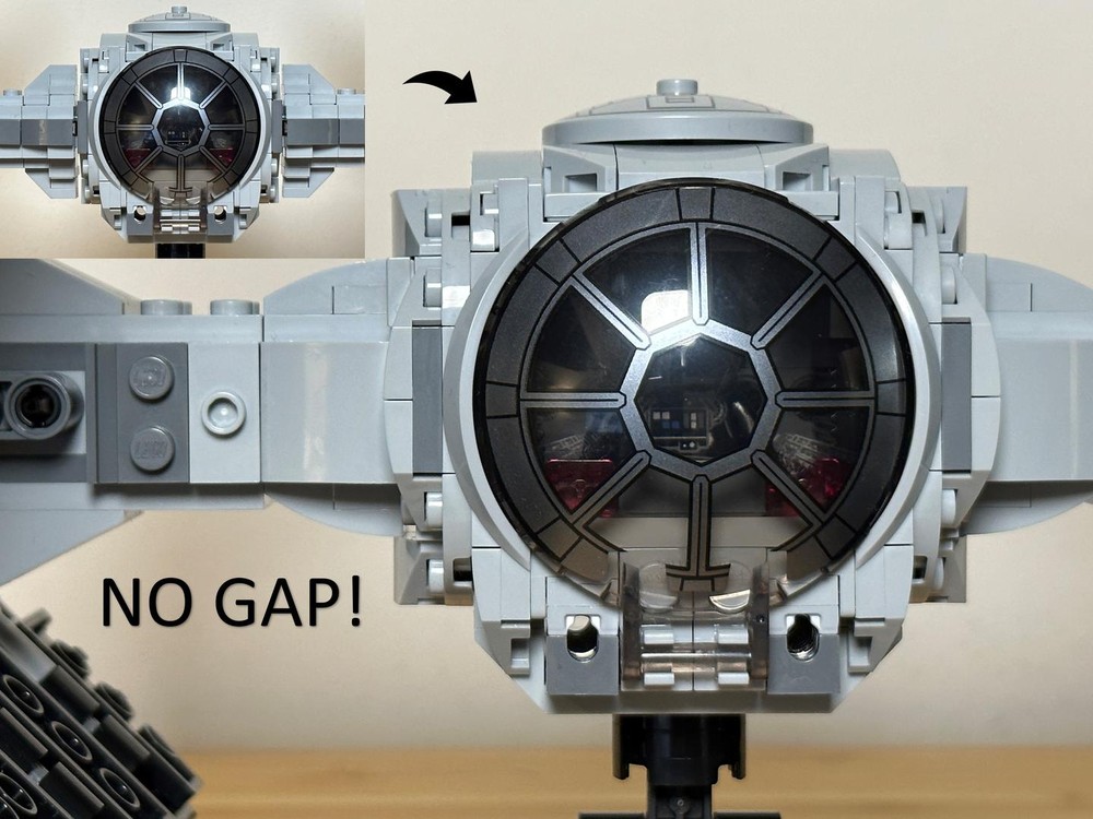 LEGO MOC Fix The Gaps on the 75348 Tie Interceptor by Wurger Bricks ...