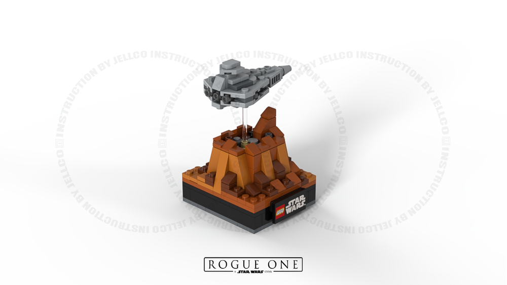 Lego Moc Nano Size Jedha City Desktop Version Rogue One By Jellco