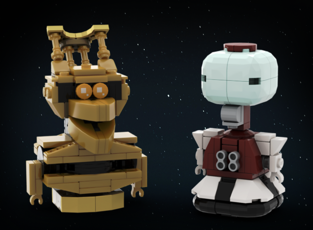 LEGO MOC Mystery Science Theater 3000 Brickheadz: Crow T. Robot and Tom ...