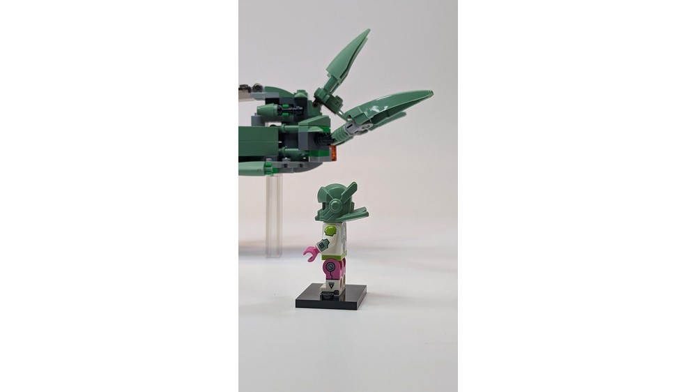 Lego Moc Robot Warrior Spaceship By Andrewfanoflego Rebrickable