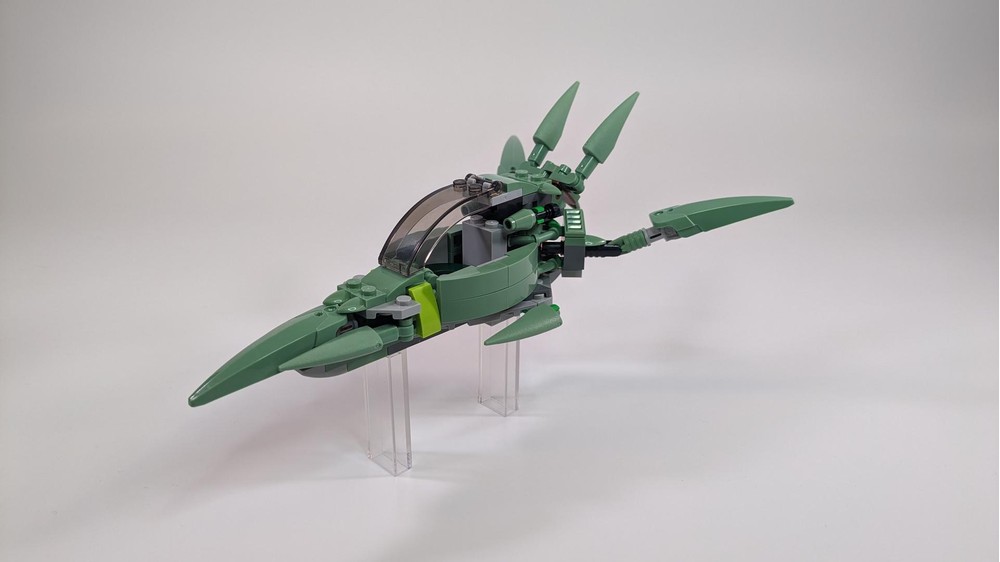 Lego Moc Robot Warrior Spaceship By Andrewfanoflego Rebrickable