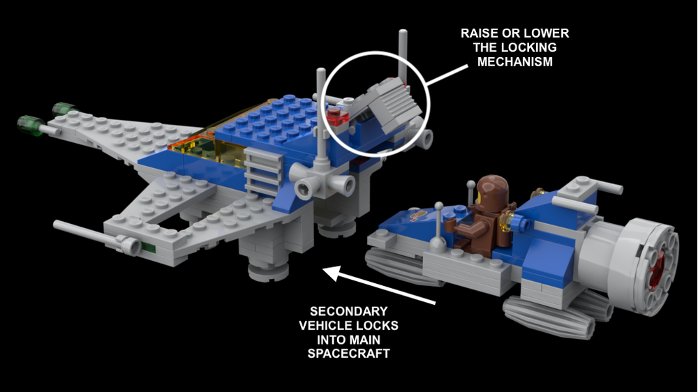 LEGO MOC Classic Space Reimagined: Cosmic Cruiser (6890) by watson.lego ...